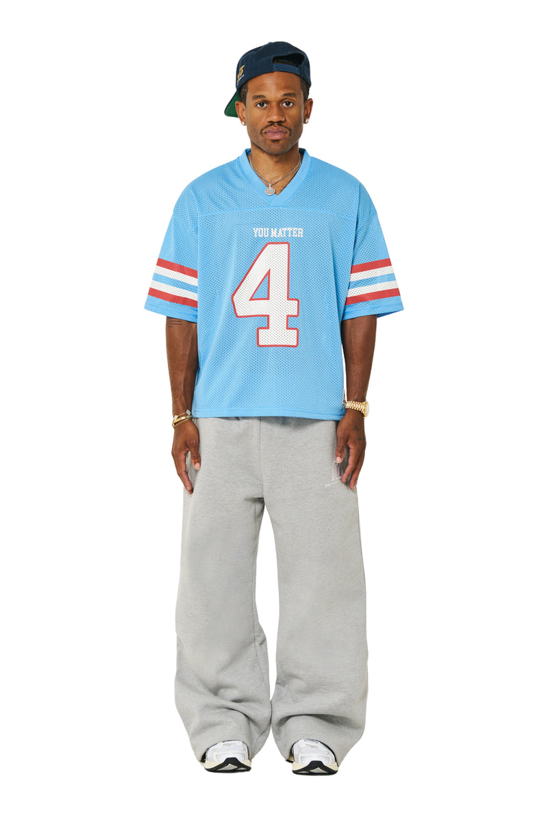 You Matter Football Jersey - Baby Blue